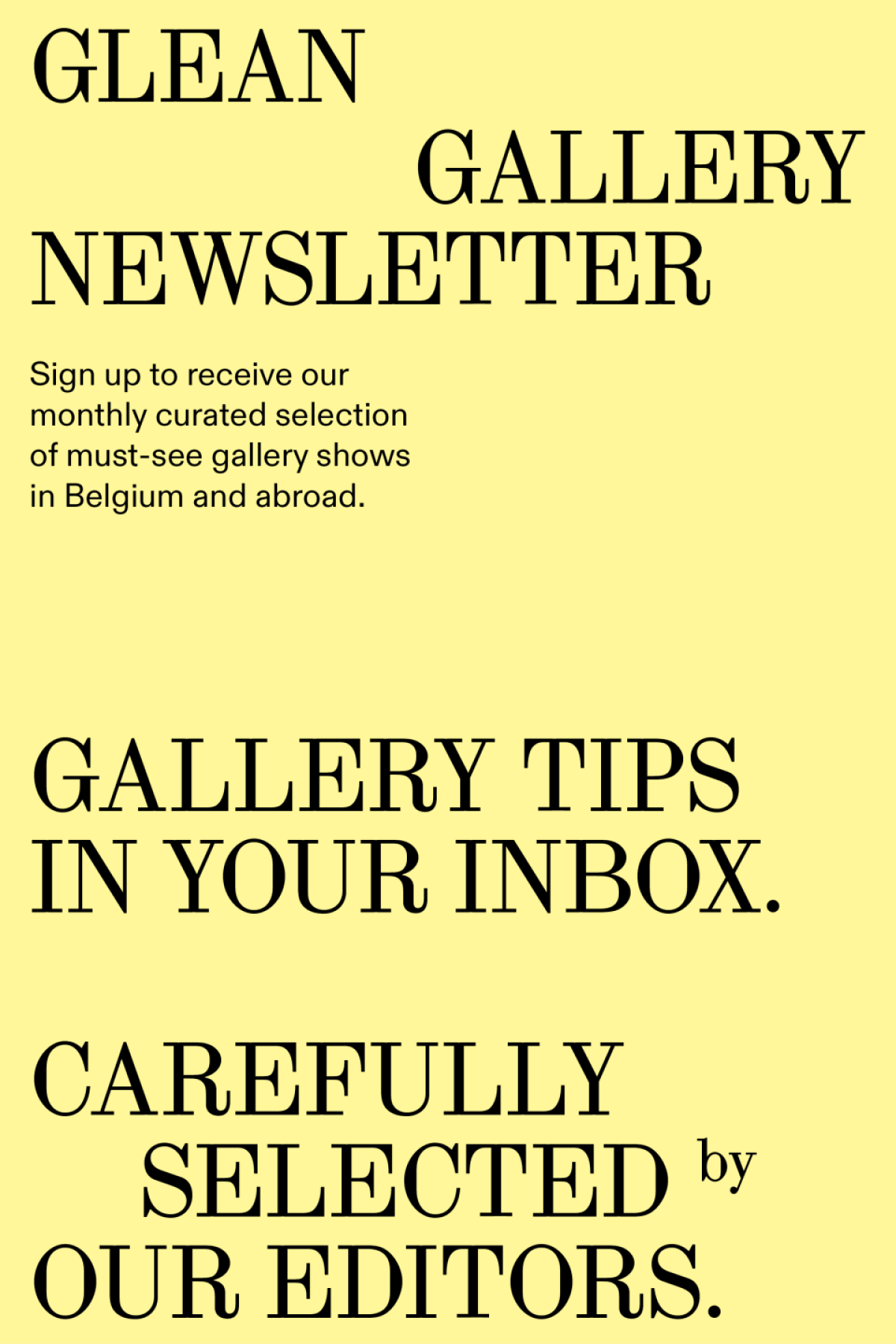 Homepage [glean.art]